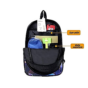 Mayooni Kids Back to School Book Bag Cristiano Ronaldo Lightweight Travel Daypack Laptop Backpack for School