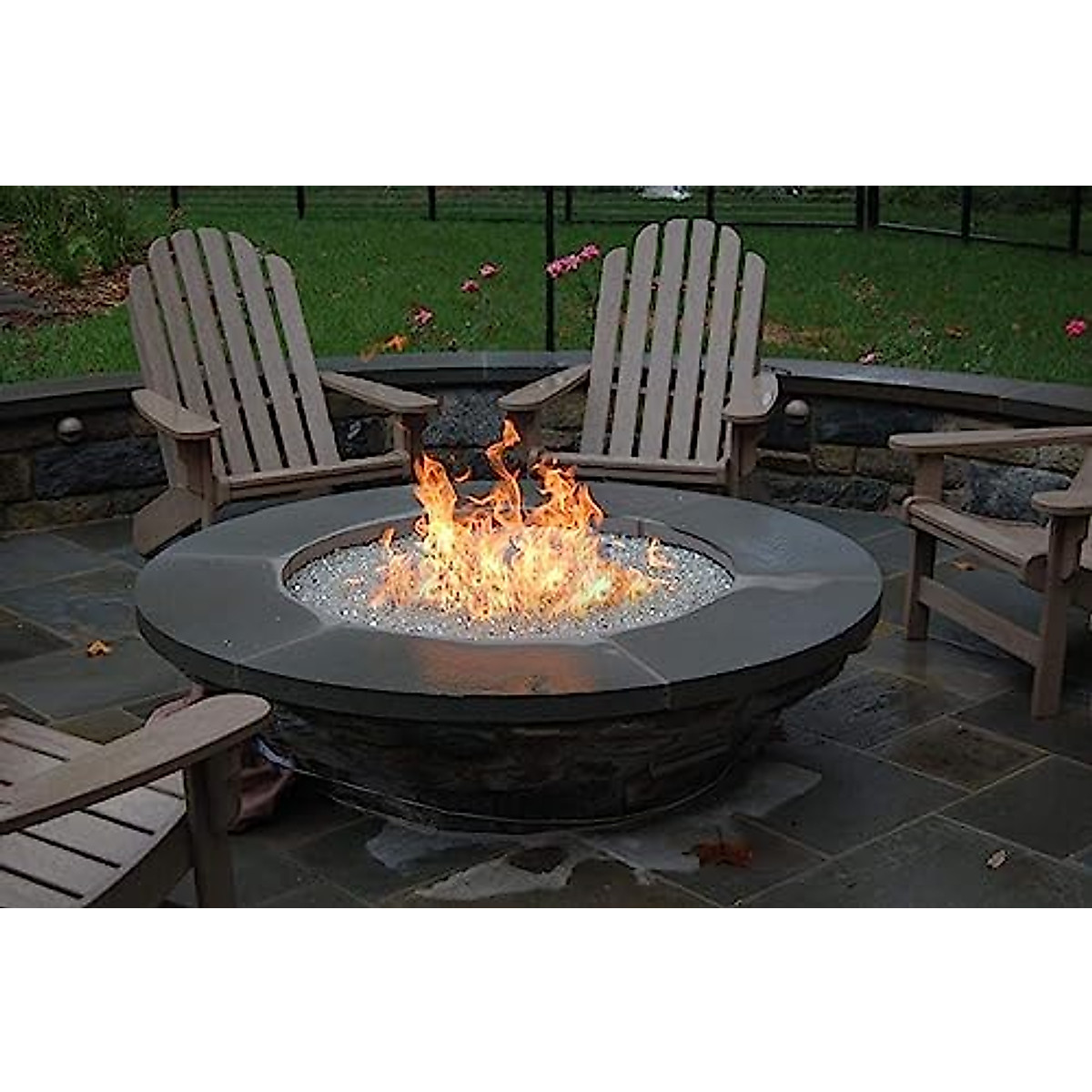 HPC Fire Penta Fire Pit Burner (PENTA18-LP), 18-Inch, Stainless Steel, Propane Gas