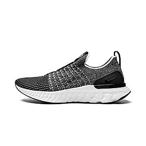 Nike Mens React Phantom Run Flyknit CJ0277 003 - Size 11 Black/White