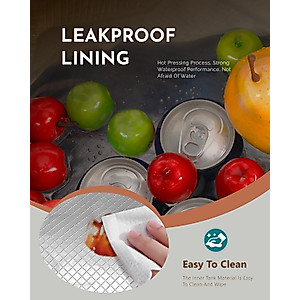 WONDAY Simple Puffer Lunch Bag for Women, Black Adult Lunch Box with Shoulder Strap, Insulated and Leakproof Lunch Tote Keeps Food Fresh, Large Lunch Bag, Perfect for Work, College and picnic