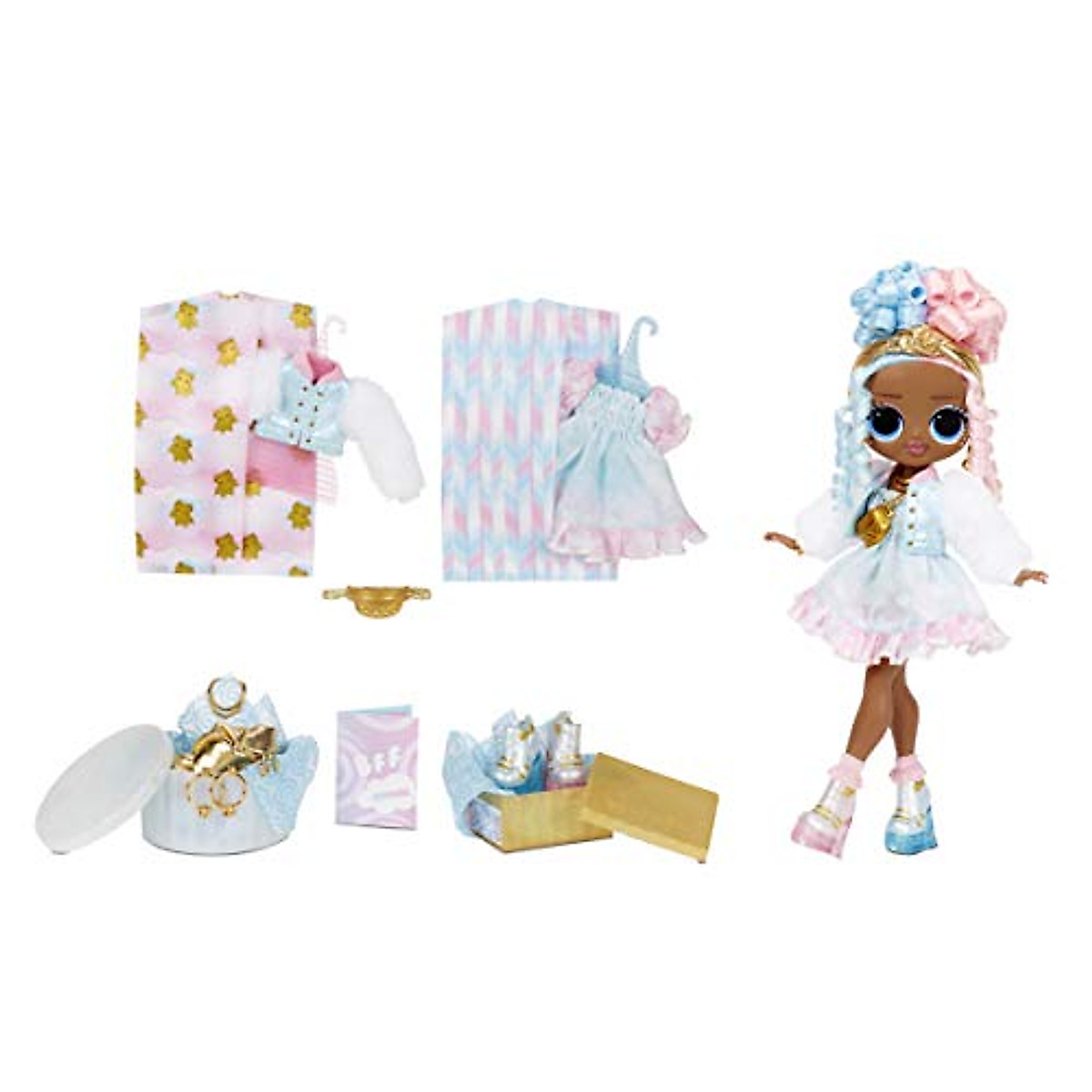 L.O.L. Surprise! OMG Sweets Fashion Doll - Dress Up Doll Set with 20 Surprises for Girls and Kids 4+, Multicolor