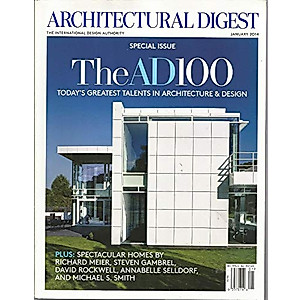 ARCHITECTURAL DIGEST, THE INTERNATIONAL DESIGN AUTHORITY, SPECIAL JANUARY 2014 ~