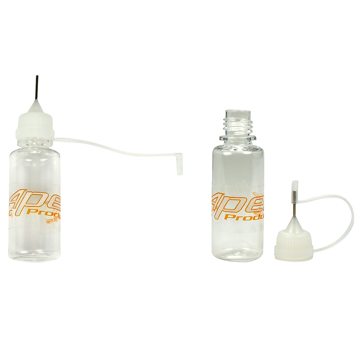 Apex RC Products 15ml / .5oz Oil/Fluid Dropper Plastic Bottle W/Needle Tip - 5 Pack 2101