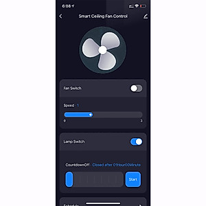Universal Smart WiFi Ceiling Fan Remote Control Kit, Compatible with Alexa, Google Assistant and Smart Life App, No Hub Required 53T KIT WiFi DIMMER