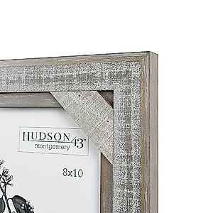 Haven Home Decor 8 x 10 Reclaimed Distressed Wood Picture Frame, Gray