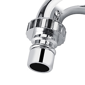BORDSTRACT Water Tap, Double Cold Water Spouts ABS Plastic Water Tap Bathtub Kitchen Sink Faucet G1/2(Shutter Handle G 1/2)
