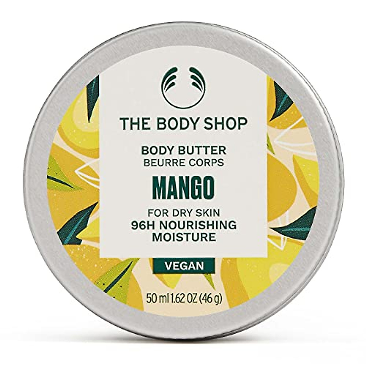 The Body Shop Mango Body Butter – Nourishing & Moisturizing Skincare for Normal Skin – Vegan – 1.62 oz