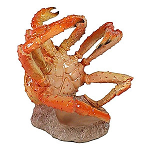 Ebros Gift Nautical Coastal Giant Spider Anthropod Crab Wine Bottle Holder Caddy Figurine Home Kitchen Dining Party Hosting Decor Sea Life Marine Seafood Crustacean Statue