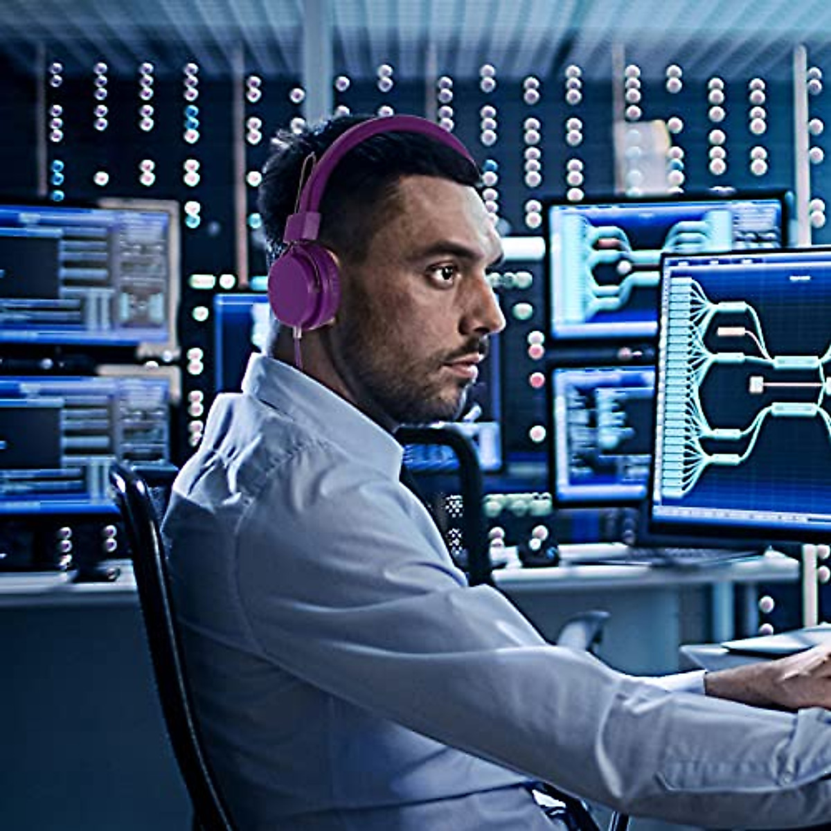 OSALADI 3. 5mm Earphone Over-Ear Headphones 's Headphones Fashion Headset Over- Ear Headphone Wired Game Earphone Simple Gaming Headphone Wired PC Headset Wired Headphones