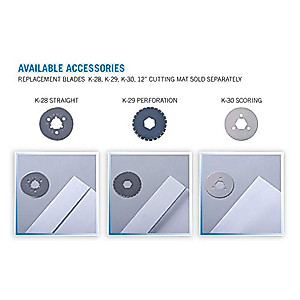 Carl 18 inch DC-2A3N Premium Rotary Paper Trimmer, Metal Base, 15 Sheet Cutting Capacity.