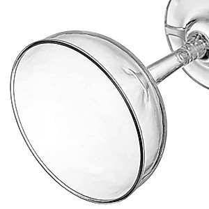 Peohud Set of 18 Coupe Cocktail Glasses, 5 Oz Unbreakable Acrylic Martini Glasses, Reusable Champagne Cups for Party, Home, Bar, Wedding, Picnic