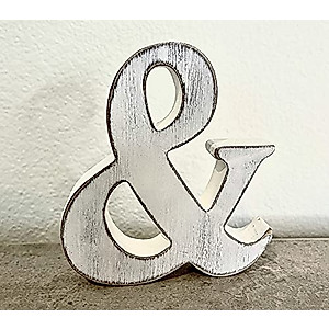 Mr & Mrs Wood Sign Wedding Decorations for Bride & Groom Reception Head Table. Wooden Letters for Married Couple's Centerpiece, Engagement & Bridal Shower Party Or Wedding Cake Table. (Rustic Blue)