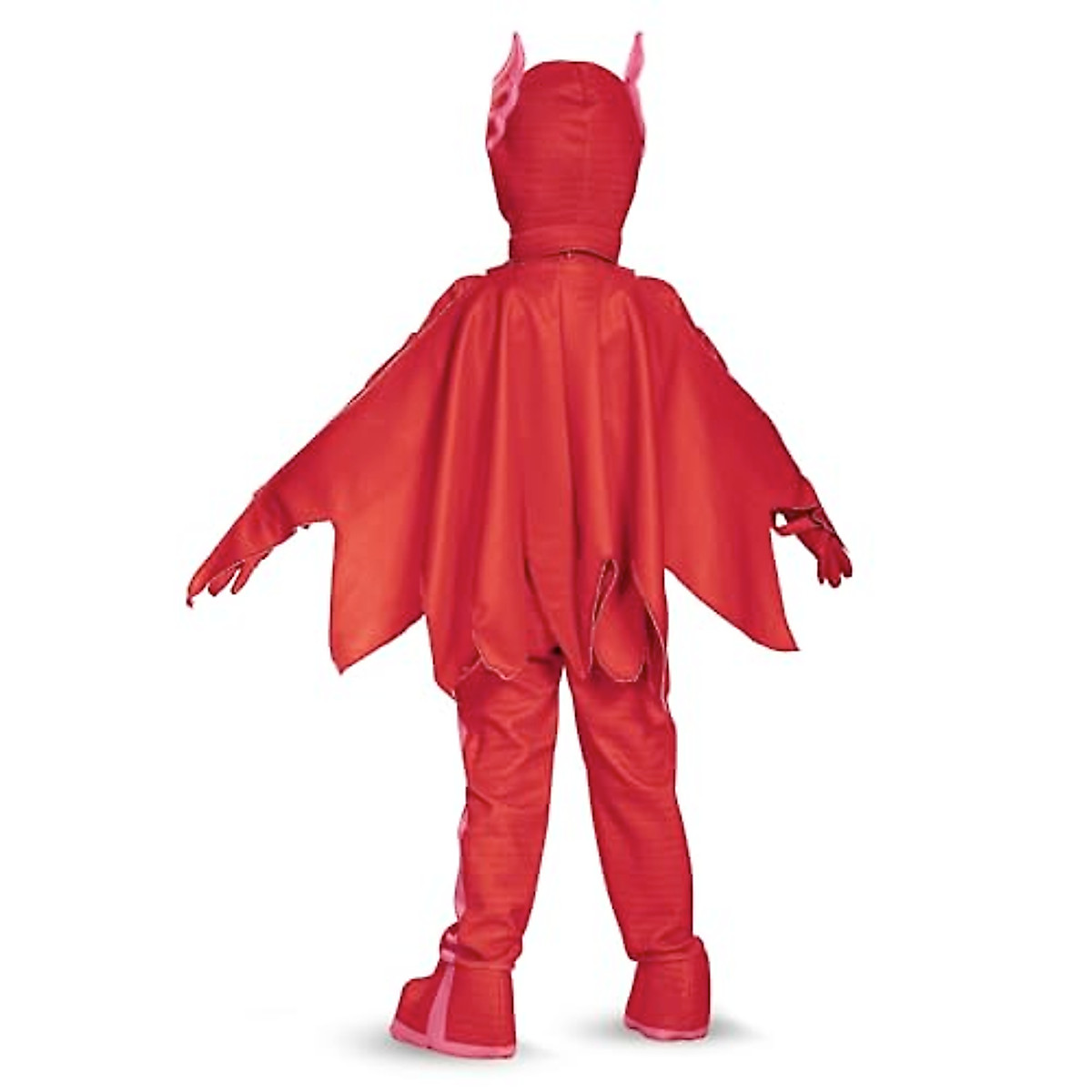 Disguise Owlette Costume, Official PJ Masks Glow Costume Jumpsuit and Mask, Toddler Size XL (7-8)