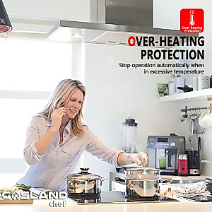 GASLAND Chef Induction Cooktop 30 Inch, Built-in Electric Cooktop 4 Burners Electric Stove Top, Sensor Control Induction Hob with Child Safety Lock and Timer 240V