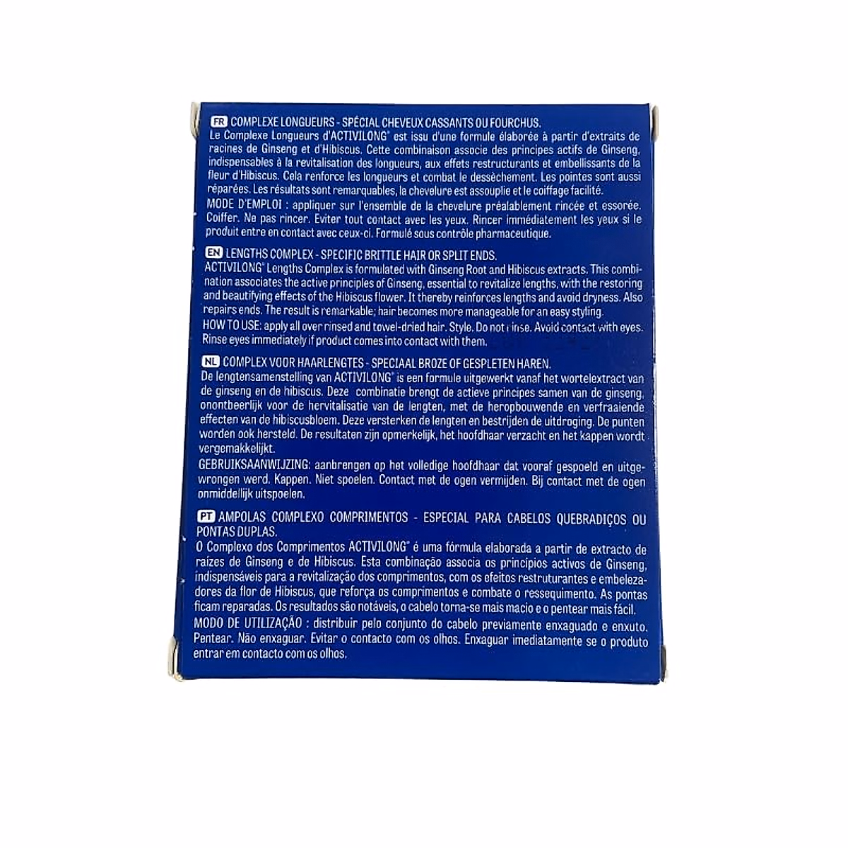 Activilong Hair Serum Lenghts