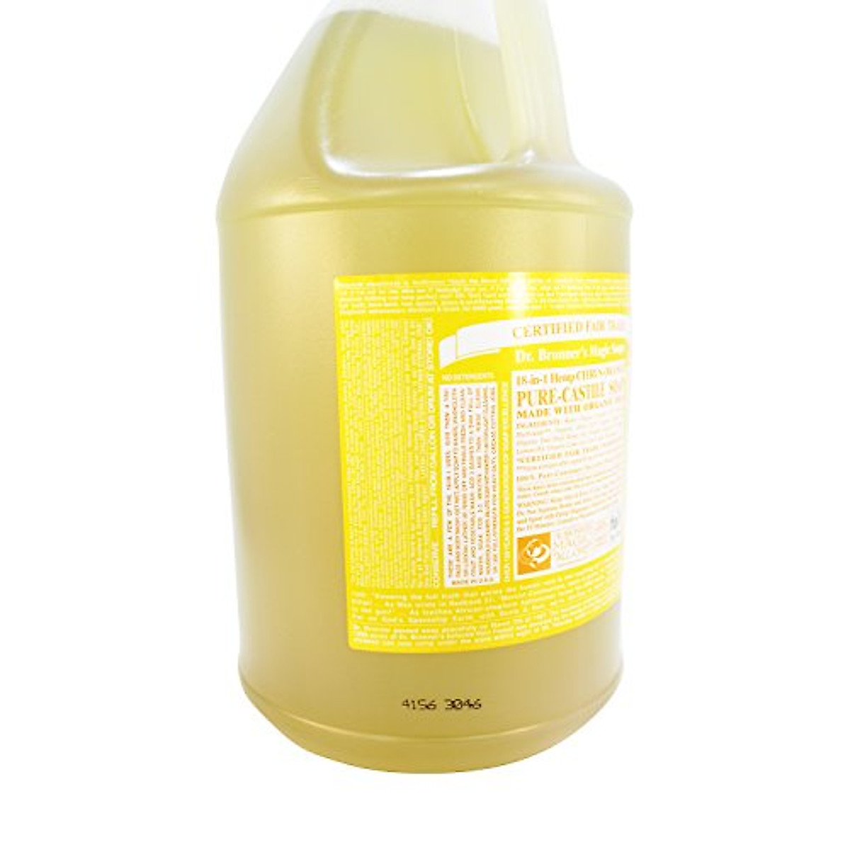 Pure Castile Liquid Soap Citrus Dr. Bronner's 128 oz Liquid