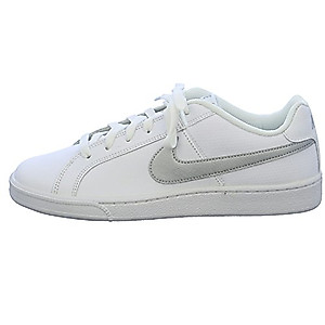 Nike Womens Court Royale Leather Low Top Lace Up Fashion White Size 8.5