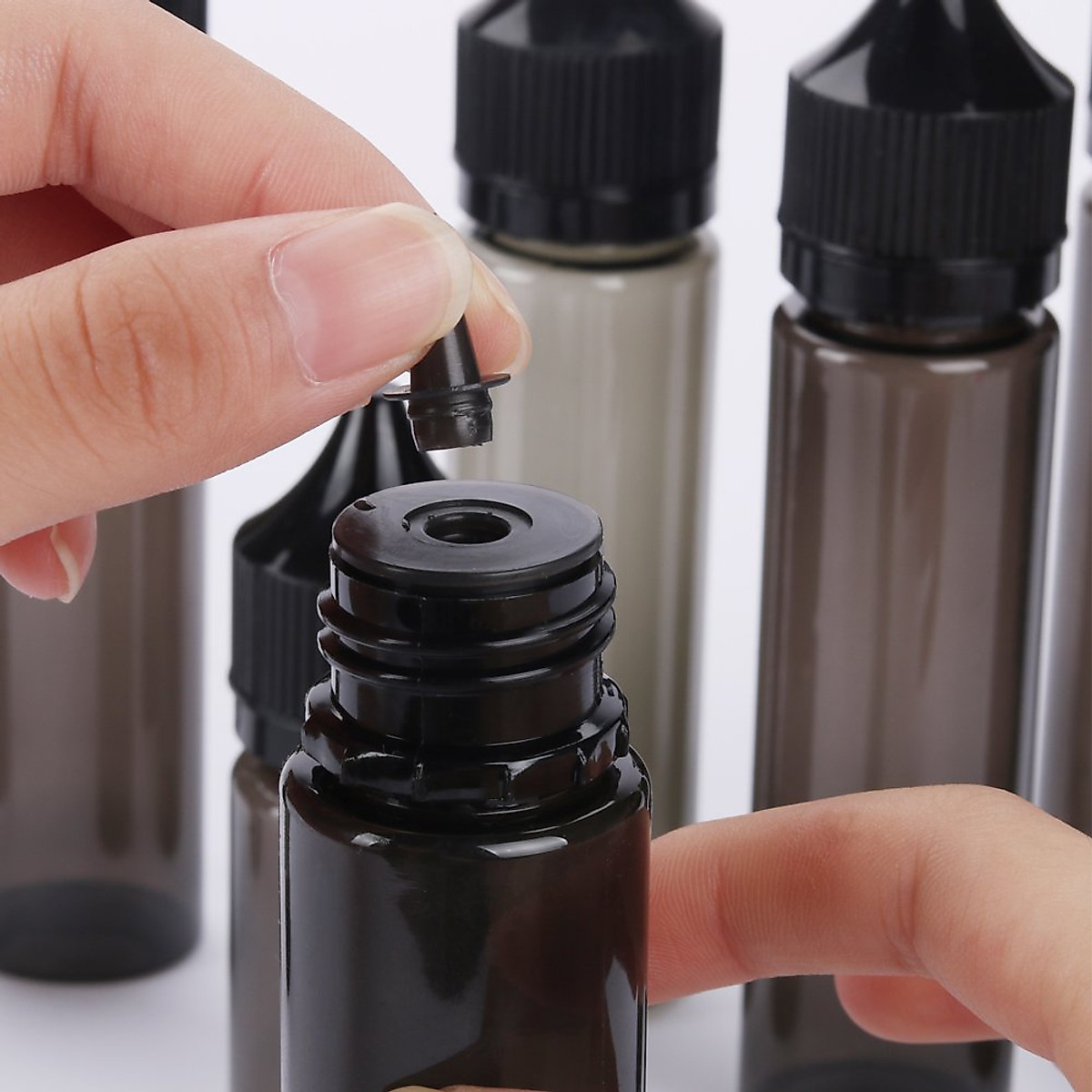 20pcs 30ml Soft PET Unicorn Dropper Bottle Liquid Refill Bottle Liquid Applicator Bottle