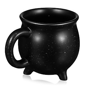 Healeved Halloween Cauldron Mug Halloween Coffee Mug Witches Brew Mug 450ml Ceramic Coffee Cup Witch Mug Cauldron Coffee Mug Milk Mug Novelty Halloween Mug