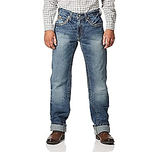 Ariat Men M5 Slim Stackable Straight Leg Jean, Gambler, 33W x 32L