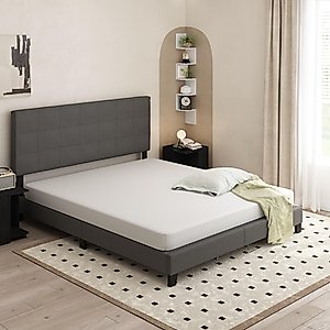Furinno Tidur Cooling Gel Memory Foam Mattress, 6 Inch, California King