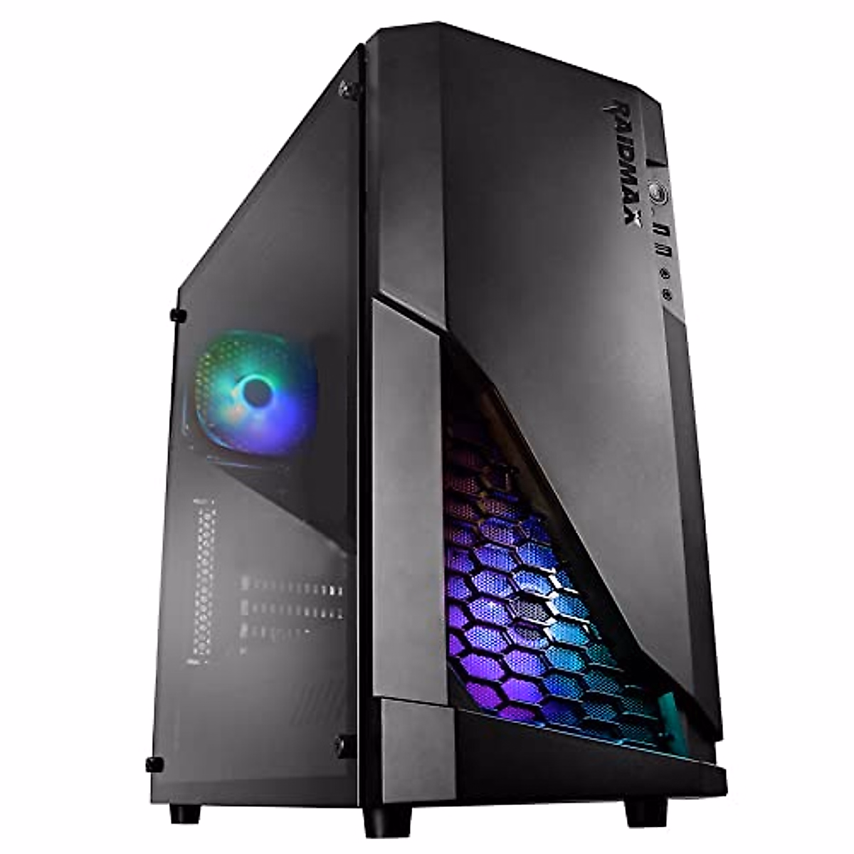 Centaurus Scorpius Gaming Computer - Intel i7-12700K 12-Core, Liquid Cooler, Radeon RX 7800 XT, 32GB RAM, 512GB NVMe SSD + 2TB HDD, Windows 11, WiFi, Glass, RGB | 4K VR Ready PC for Gamers