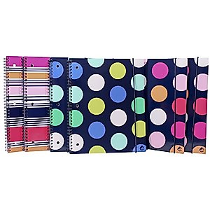 Studio C In The Navy Single Subject Writing Notebook, 6 Pack (14638)