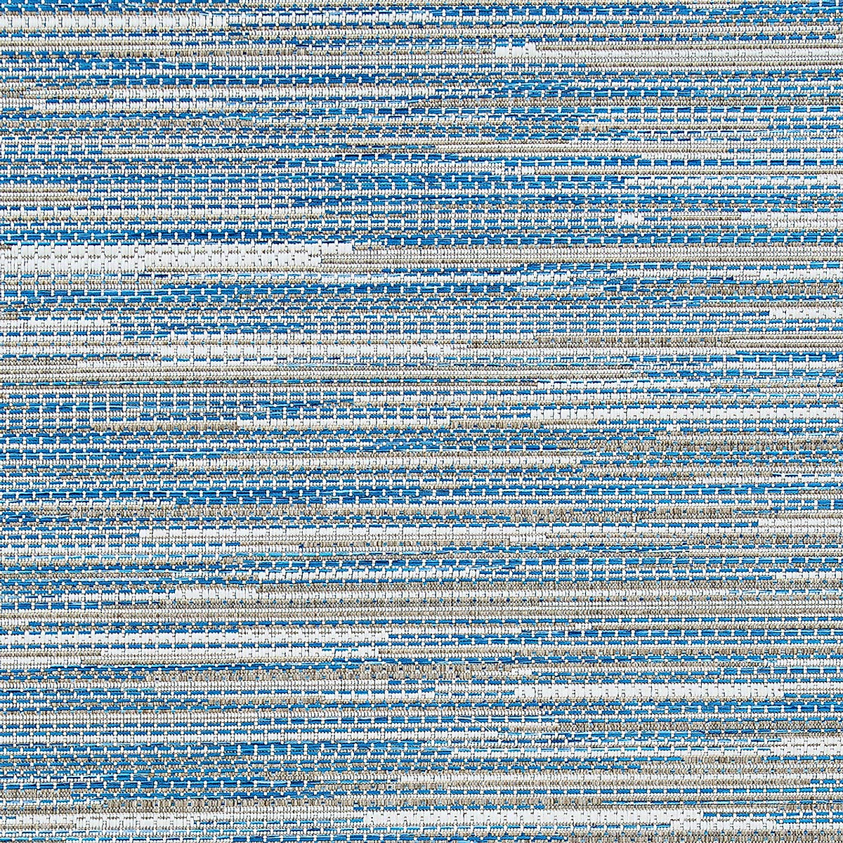 Couristan Monte Carlo Coastal Breeze Ocean-Champagne Indoor/Outdoor Area Rug, 2' x 3'7"