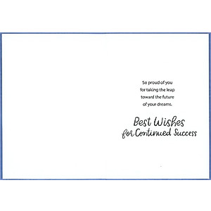 Designer Greetings Earning Your Associate Degree: Cap and Rolled Diploma Photo on Blue Graduation Congratulations Card