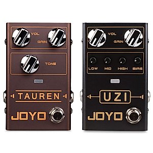 JOYO R-01 Clean Boost to Distortion Bundle with R-03 Heavy Metal Dist Between American and British Effects for Electric Guitar Most Frequently Combination Budget