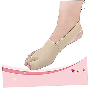 Hemoton 1 Pair Gloves Toe Spacers Orthopedic Bunion Splint Thumb Brace Thumb Protector Night Splint Toes Separator Thumb Bunions Protector Ease Foot Pain Socks Foot Protector Bracket Brace