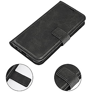 Kezaizhe Flip Case for OnePlus 11 Wallet PU Leather Magnetic Protective Cellphone Case for One Plus 11 Folio Book Cover with Stand (Black)