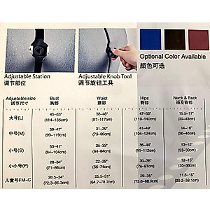 Family Dress Form - Adjustable Mannequin Dress Form Female with New Base - Red