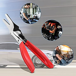 Fuel Vacuum Tube Pliers Hose Removal Tool, Automobile Hose Removal Plier Tool, Fuel and Vacuum Line Remover Separator Pliers Pipe Repairing Tool