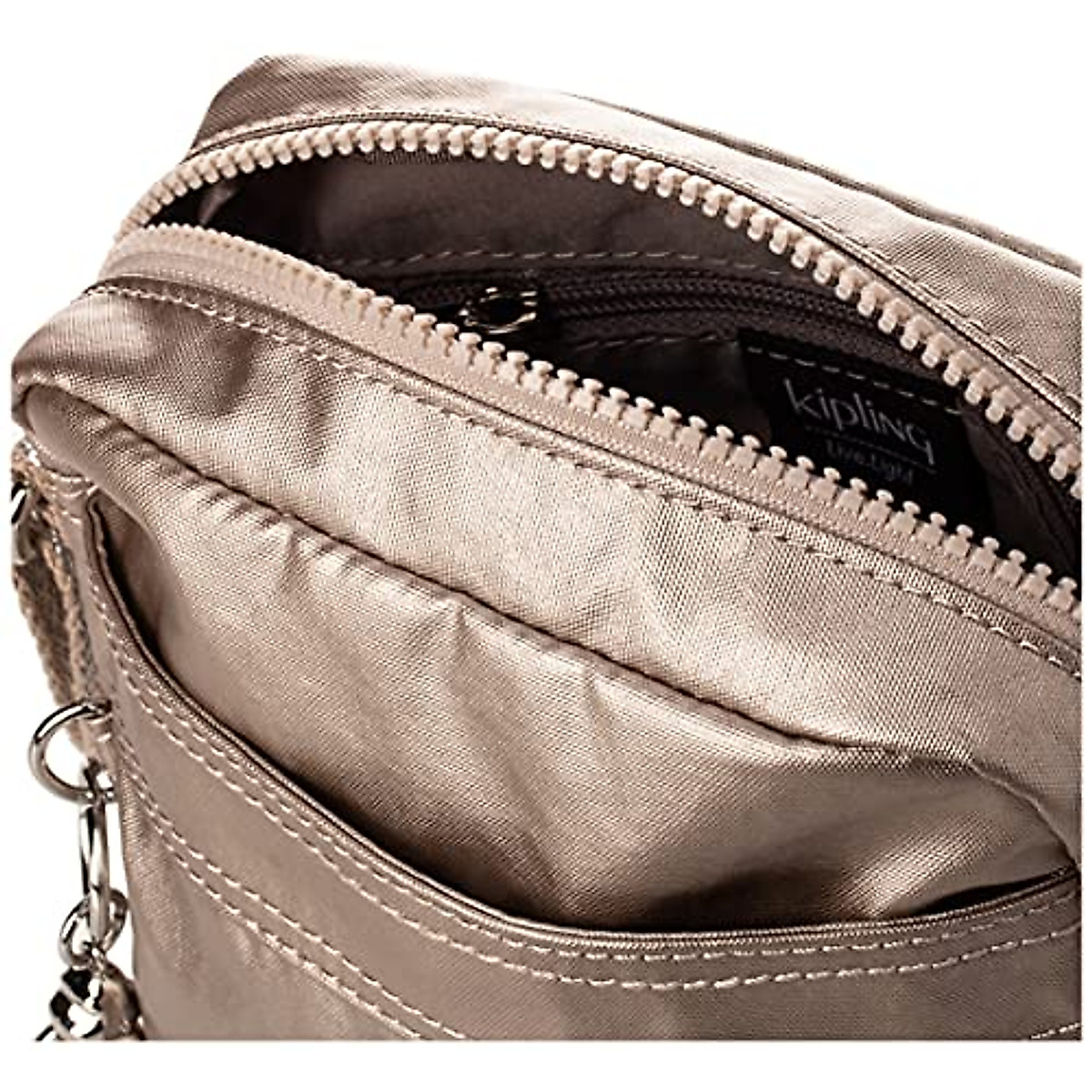 Kipling womens Hisa Crossbody Bag, Metallic Glow, One Size