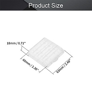 Bettomshin 4 x AA/AAA Battery Storage Case Holder Organizer Box Transparent 4Pcs