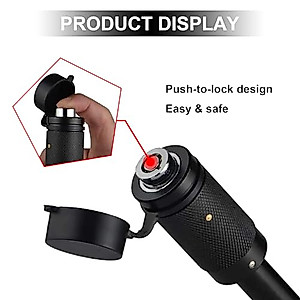 ZBGUN 2 PCS American Flag Car Tow Hook Dust Plug, 2In Heavy Metal Anti-Theft Trailer Hitch Lock with 2 Keys, Universal Durable Square Truck Trailer Receiver Protective Accessories for Car SUV (Black)