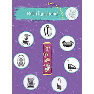 2X HECKBO car Seatbelt Protector with Fairy Fairies for Children Boys Girls, Belt Shoulder pad Pads, car seat Belt Protection, Safety seat Belt pad Pillow, Kids Belt Padding - 2.36“ x 8.27“