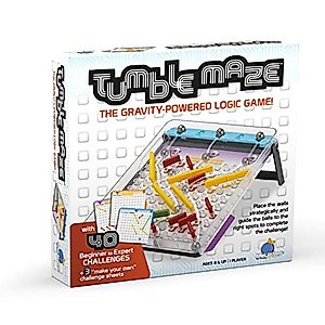 Blue Orange Tumble Maze Logic game Brown/a