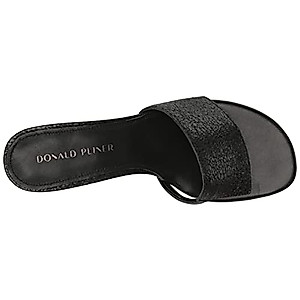 Donald Pliner Women's Heeled Sandal, Black, 7.5