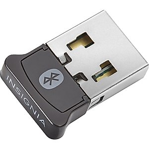 Insignia - Bluetooth 4.0 USB Adapter - Black