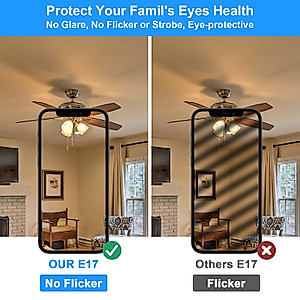 TAIYALOO E17 LED Bulb Dimmable, 10W Microwave Oven Bulb, Warm White 3000K, 100W Halogen Bulb Replacement for Stove Top, Range Hood, E17 Intermediate Base Appliance Light Bulb (2 Pack)