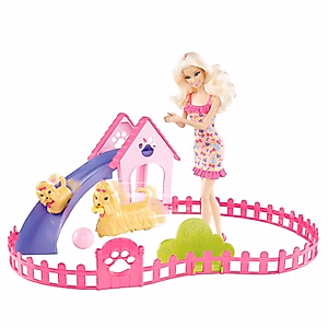 Barbie Puppy Play Park and Barbie Doll Giftset