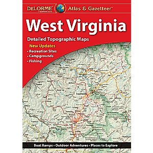 Delorme Atlas & Gazetteer: West Virginia
