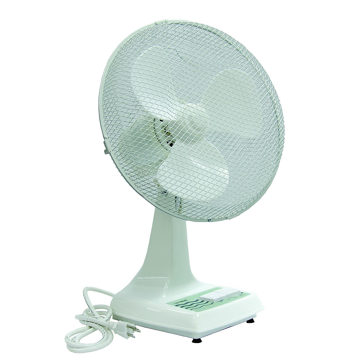 TPI ODF-12 Oscillating Office Fan, 12" Blade Diameter, Gray