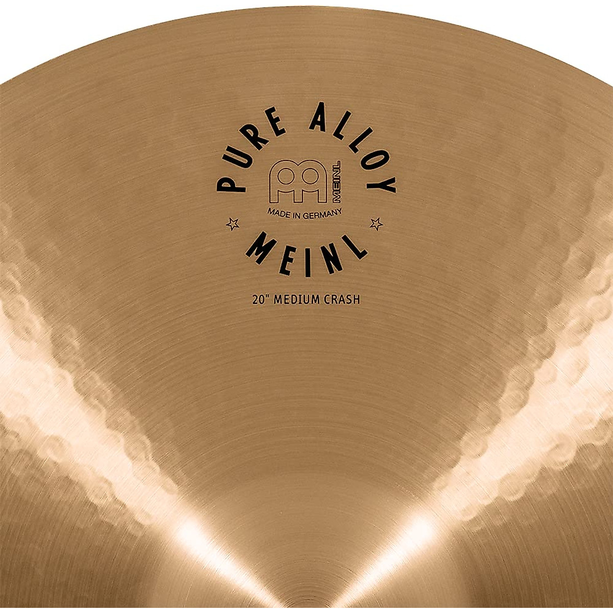 Meinl 20" Medium Crash Cymbal - Pure Alloy Traditional - Made in Germany, 2-YEAR WARRANTY (PA20MC)