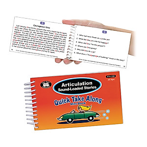 Super Duper Publications | Articulation Sound-Loaded Stories Quick Take Along® Mini-Book | Educational Resource for Children