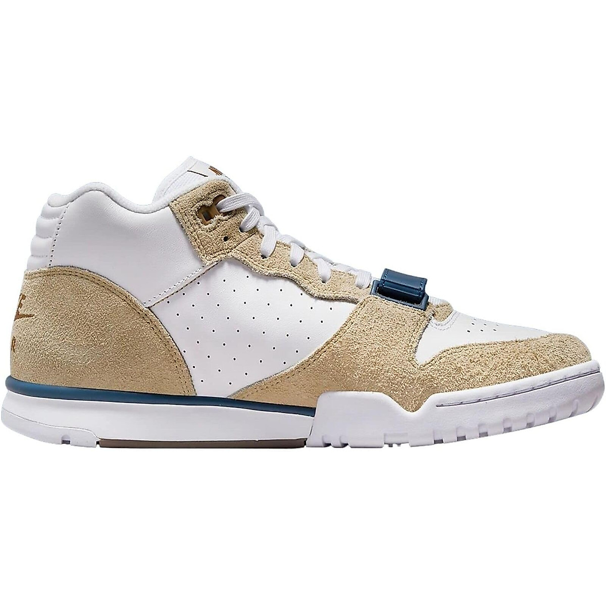 Nike mens Air Trainer 1 Shoes, Limestone/Ale Brown/White/Vale, 10