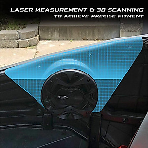 Kiwi Master Front Door Speaker Mount Panel Compatible with 2014-2023 Polaris RZR XP 1000 900 S Turbo Accessories 6.5 inch Speaker Pods Enclosure