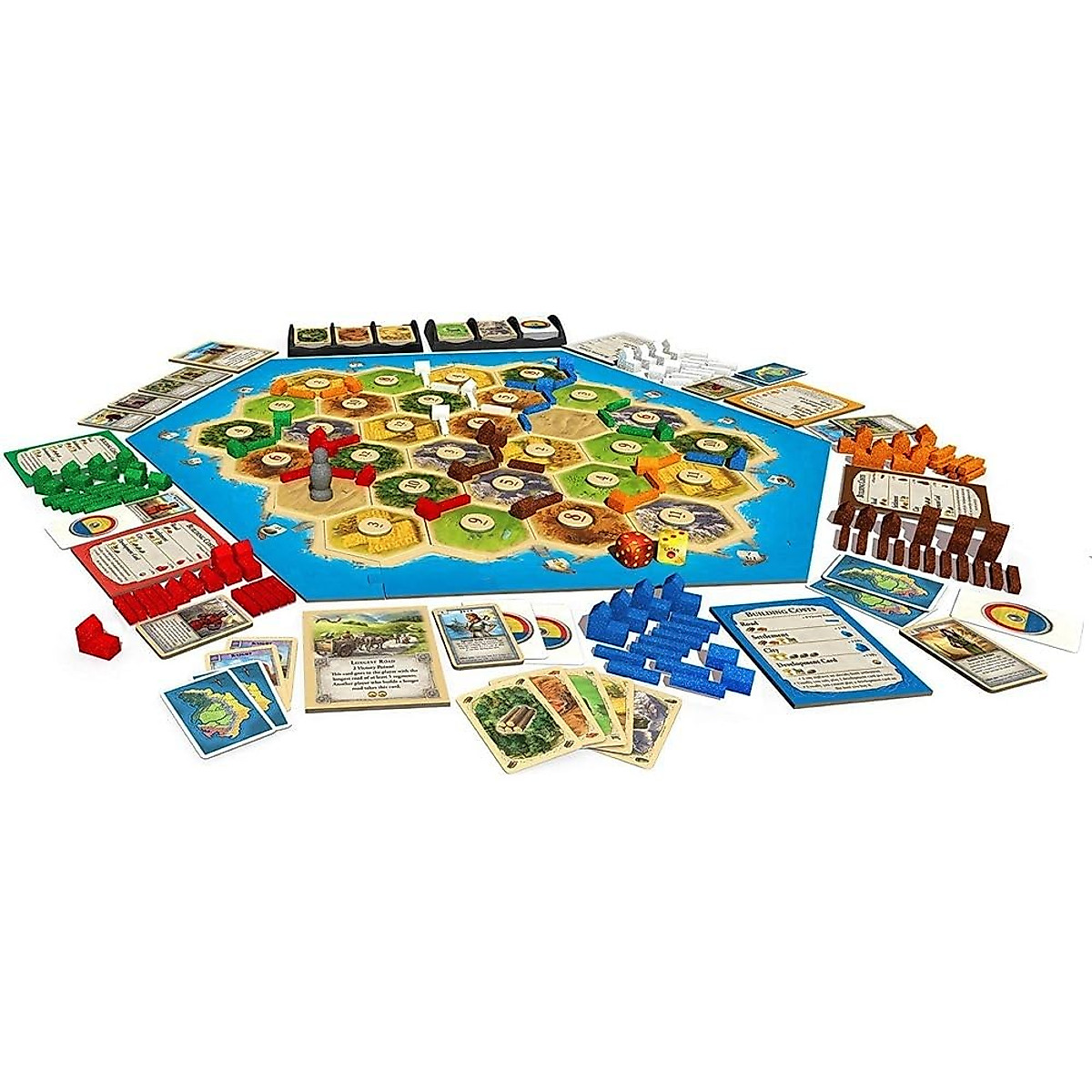 CATAN Board Game 25th Anniversary Edition | Includes The Base Game and The 5-6 Player Extension | Family Board Game | Board Game for Adults and Family | for 3 to 6 Players | Made by Catan Studio
